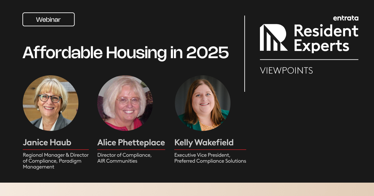 Resident Experts Viewpoints: Affordable Housing in 2025